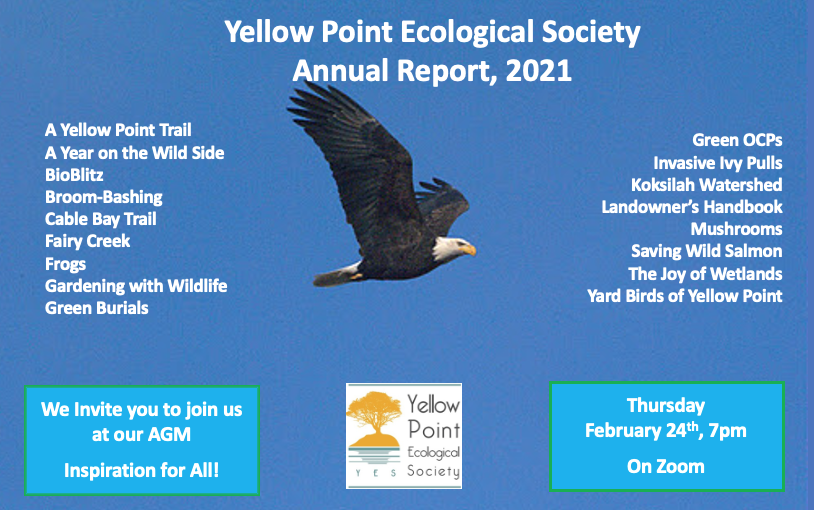 The 2021 YES AGM – Yellow Point Ecological Society